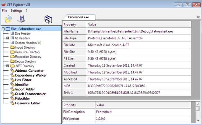 Patching Net Binary Code By Cff Explorer 1941